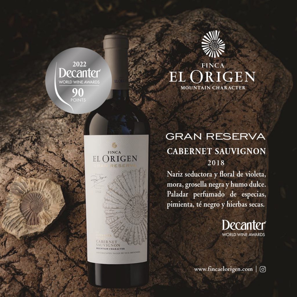 DECANTER GRAN RESERVA 2018 90 PTS – Finca El Origen